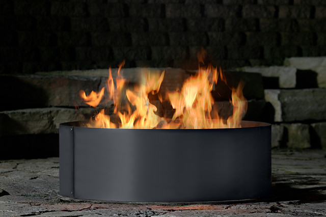 Solid Fire Ring 30, 30", 30" - Industrial - Fire Pits - by P&D Metal ...