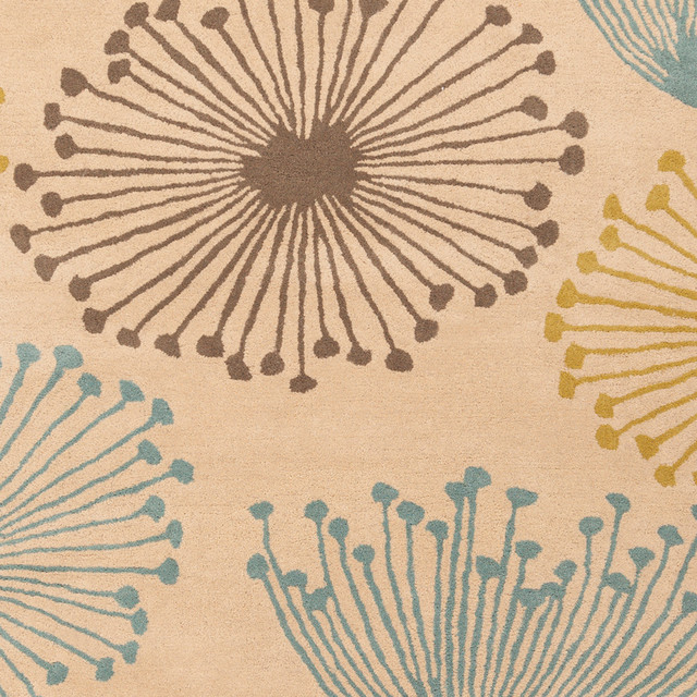 Hand Tufted Sanderson Wool Rug SND-4512, 8' x 11' - Contemporary - Area ...