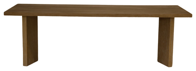 Fraser Rectangular Dining Table, Brown - Farmhouse - Dining Tables - by LH Home | Houzz