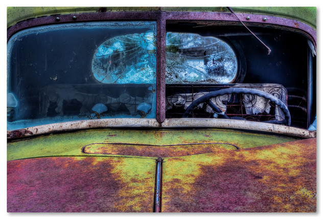 Bob Rouse 'Rusty Green' Canvas Art, 12"x19" - Rustic - Prints And ...