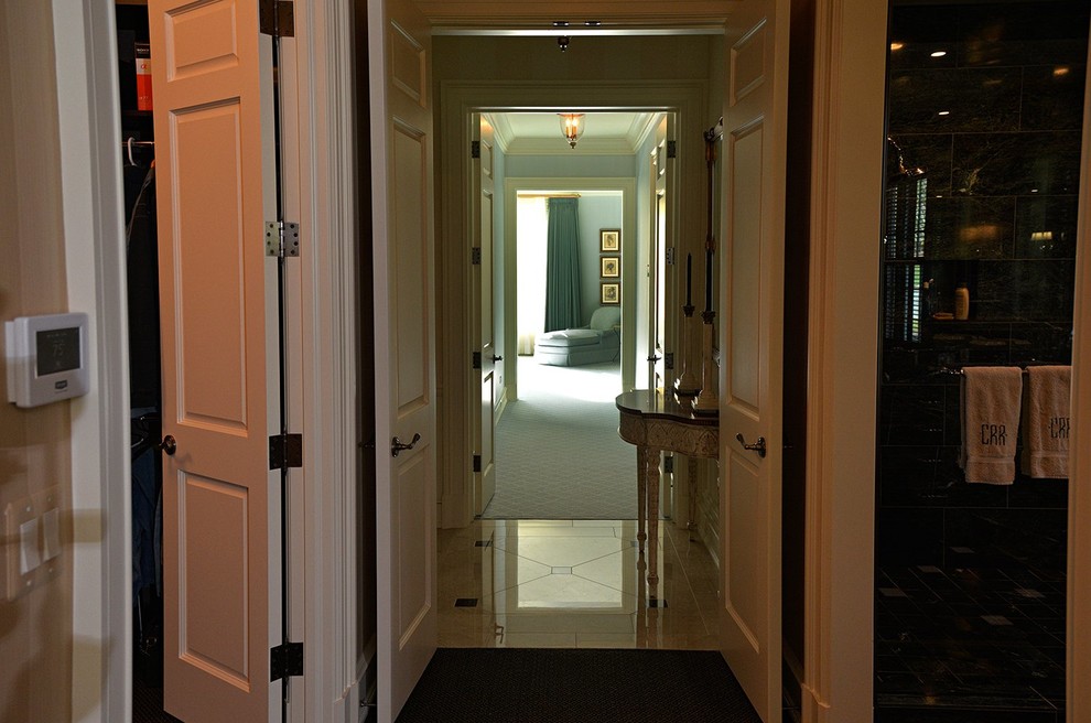 Master Bedroom Hallway Master Bath - Contemporary - Bedroom - Detroit ...