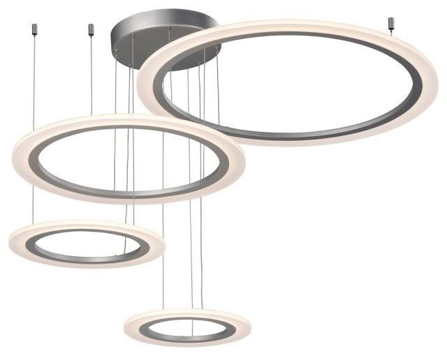 ET2 Saturn II LED Saturn II 4-Light LED Pendant E22662-11MS - Matte ...