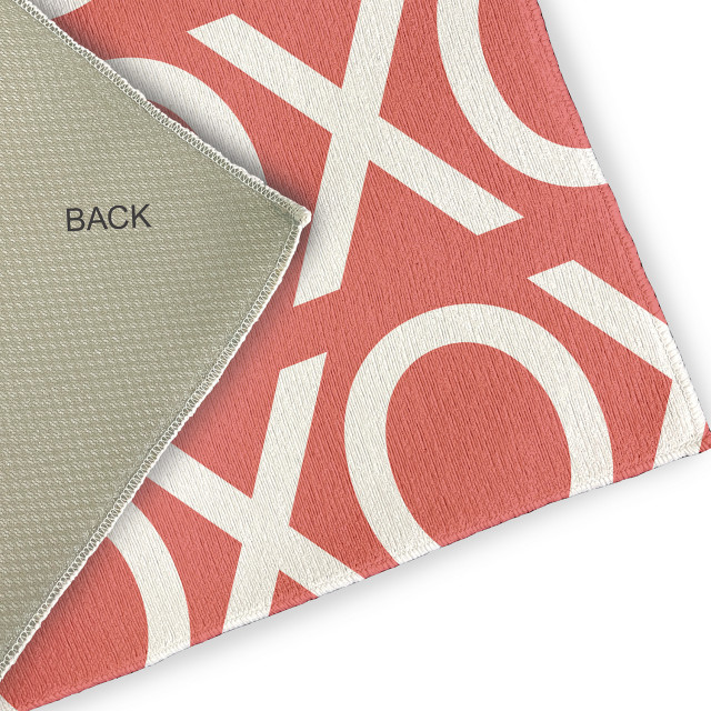 2' x 3' Hugs and Kisses Valentines Chenille Indoor/Outdoor Rug, 4'x6 ...