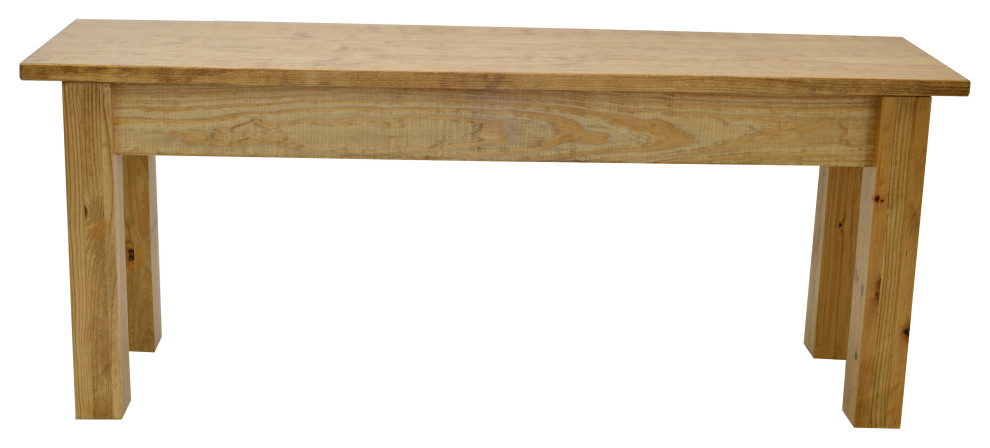 Ranch Collection Farmhouse Bench, 60" - Farmhouse - Dining Benches - by ...