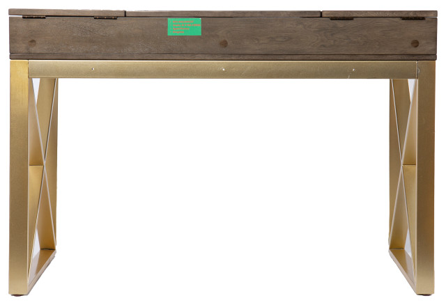 Sawyer Two-Tone Desk With Storage - Contemporary - Desks And Hutches ...