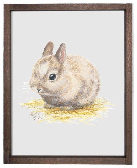 "Barnyard Littles" Bunny Farmhouse Signs, 13x19 - Farmhouse - Kids Wall ...