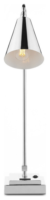 Symmetry Nickel Double Desk Lamp - Contemporary - Table Lamps - by ...