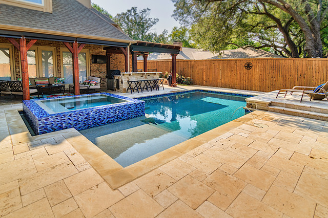 Geometric Pool Designs Dallas, Highland Park & Plano - Pool - Dallas ...