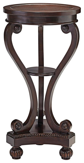 Design Toscano Round Bow Side Table - Traditional - Side Tables And End ...