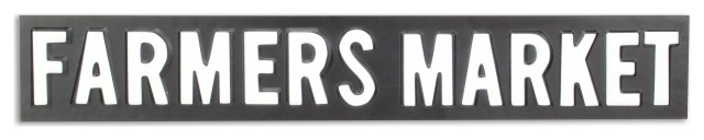 Metal Wall Decor, Farmers Market - Farmhouse - Novelty Signs - by ...