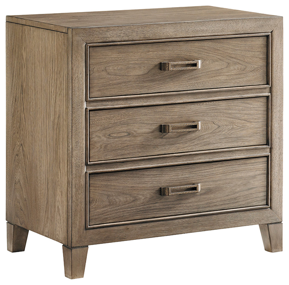 Mc Clellan Drawer Nightstand - Transitional - Nightstands And Bedside ...