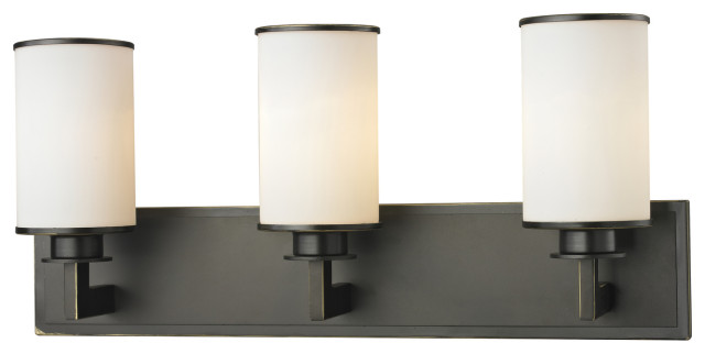 Z-LITE 413-3V 3 Light Vanity - Transitional - Bathroom Vanity Lighting ...