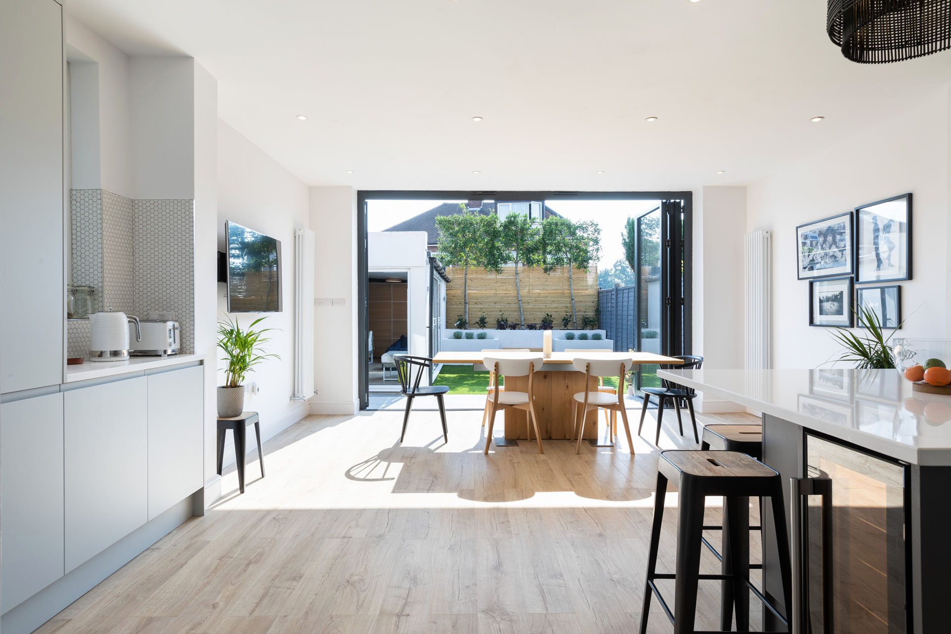 Room Tour: A Modest Extension Creates Uplifting Garden Views | Houzz UK