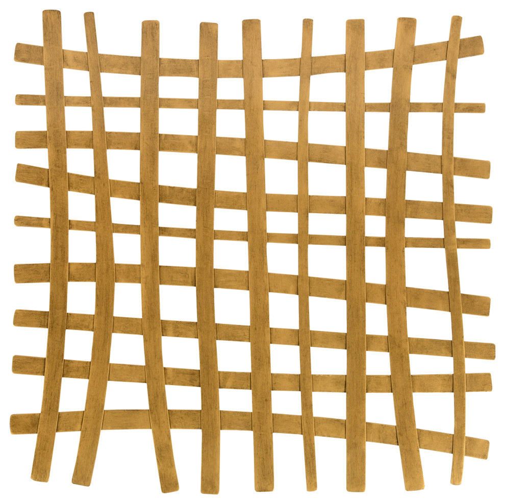 Uttermost Gridlines Gold Metal Wall Decor - Contemporary - Metal Wall ...