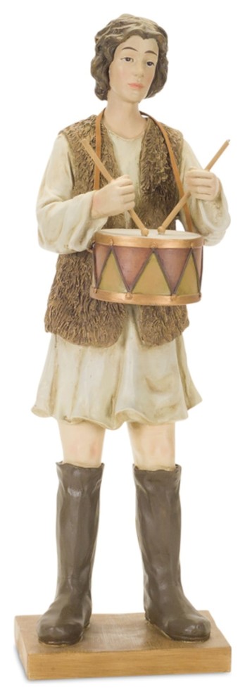 Drummer Boy 19.75"H Resin - Holiday Accents And Figurines - by Melrose ...