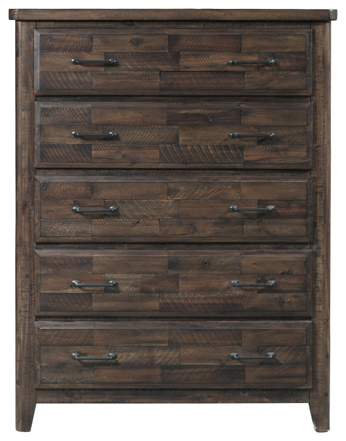 Sawmill 5-Drawer Farmhouse Chest - Rustic - Dressers - by Pulaski ...