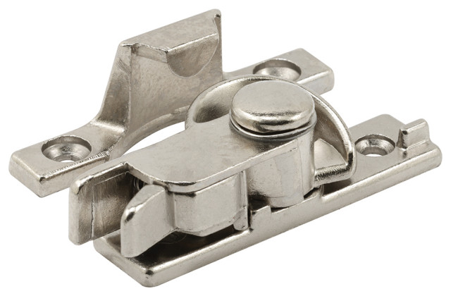 Sash Lock&Keeper, With Screws, Child Safe, Satin Nickel - Window ...
