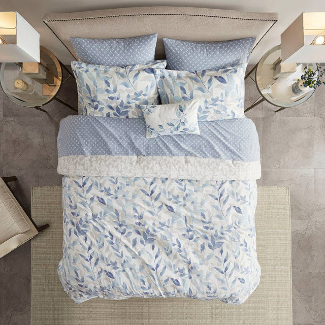 Madison Park Essentials Sofia Botanical Complete Comforter and Sheet ...