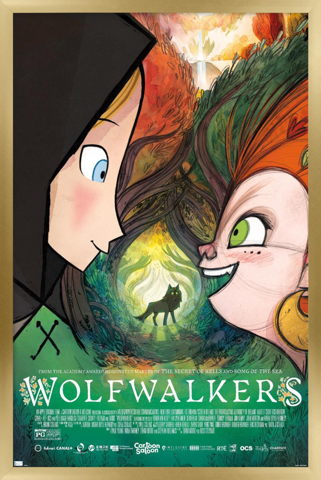 Wolfwalkers - Girls, 14.725" x 22.375" - Contemporary - Prints And ...