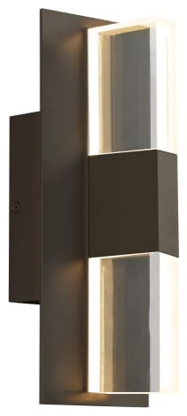 Lyft 13" Outdoor Wall Light in Bronze, 5.000 - Modern - Outdoor Wall ...