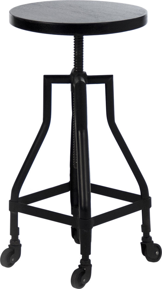 Evolution Revolving Bar Stool - Industrial - Bar Stools And Counter ...