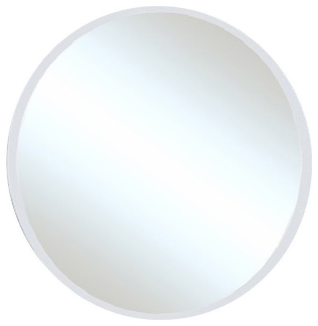 27" Round Frameless Mirror - Contemporary - Bathroom Mirrors - by ...