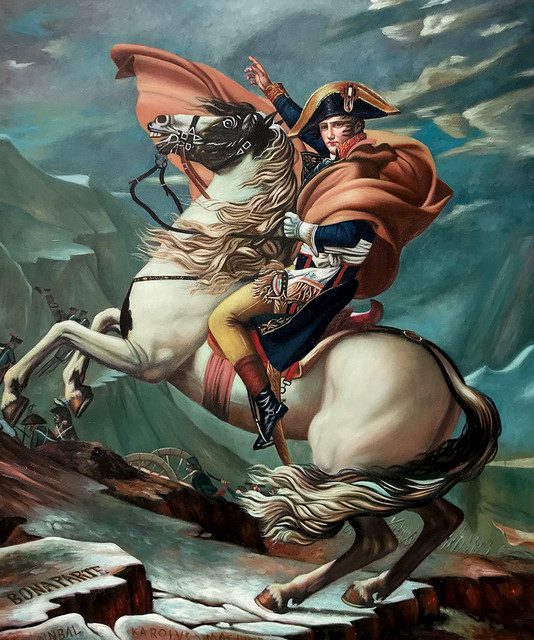 Napoleon Crossing the Alps, 1801 - Contemporary - Paintings - by ...