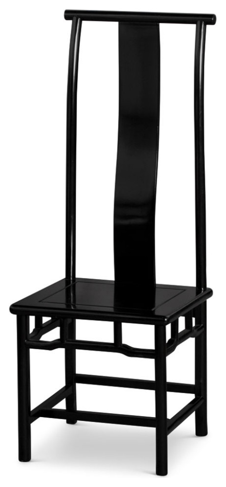 Black Rosewood Ming Chinese Tall Chair - Asian - Armchairs And Accent ...