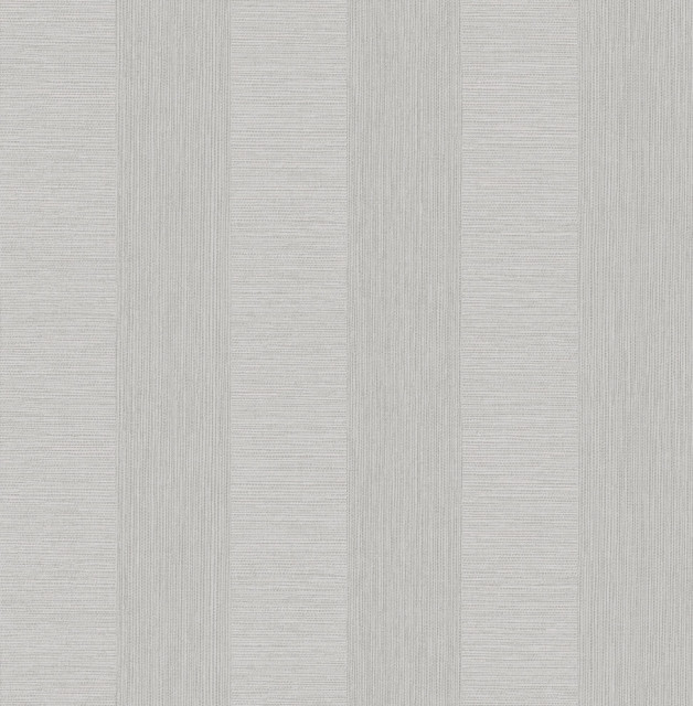 Intrepid Gray Textured Stripe Wallpaper, Sample, Swatch - Contemporary ...