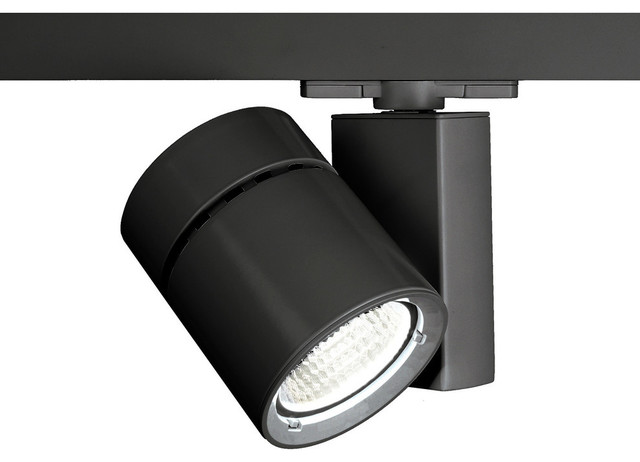 Exterminator II LED Track Head, Black - Contemporary - Track Heads And ...