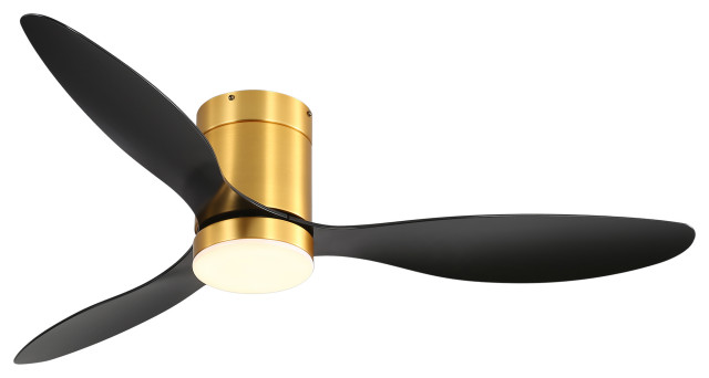 52" LED Ceiling Fan with Remote Control - Contemporary - Ceiling Fans ...