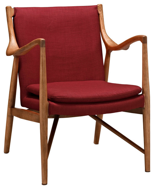 Makeshift Upholstered Lounge Chair - Midcentury - Armchairs And Accent ...