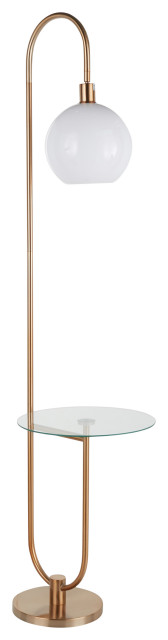 Trombone Floor Lamp With Table - Contemporary - Floor Lamps - by ...