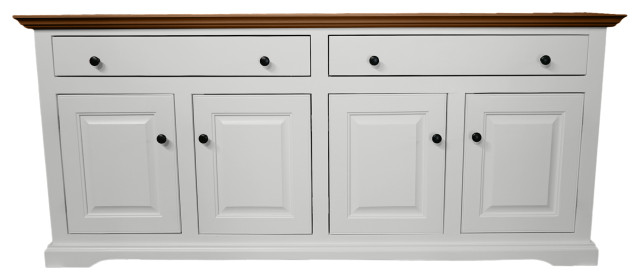 70" Two toned Traditional Sideboard Buffet - Transitional - Buffets And ...
