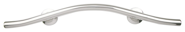 30" Maverick Double Arched Curved/Wave Bathroom Shower Grab Bar ...