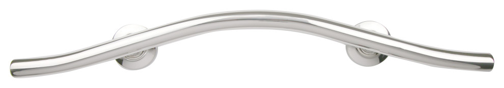 30" Maverick Double Arched Curved/Wave Bathroom Shower Grab Bar ...