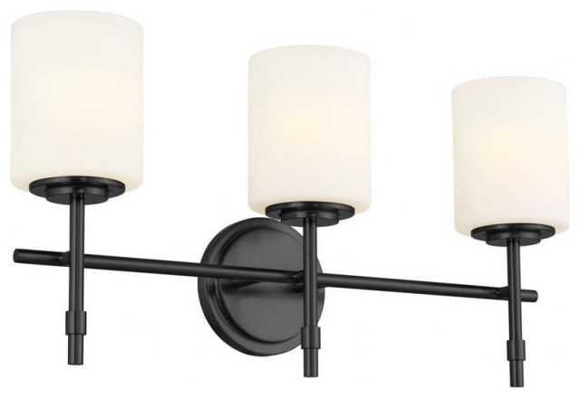 3 Light Bath Bracket In Traditional Style-11.5 Inches Tall and 23.25 ...