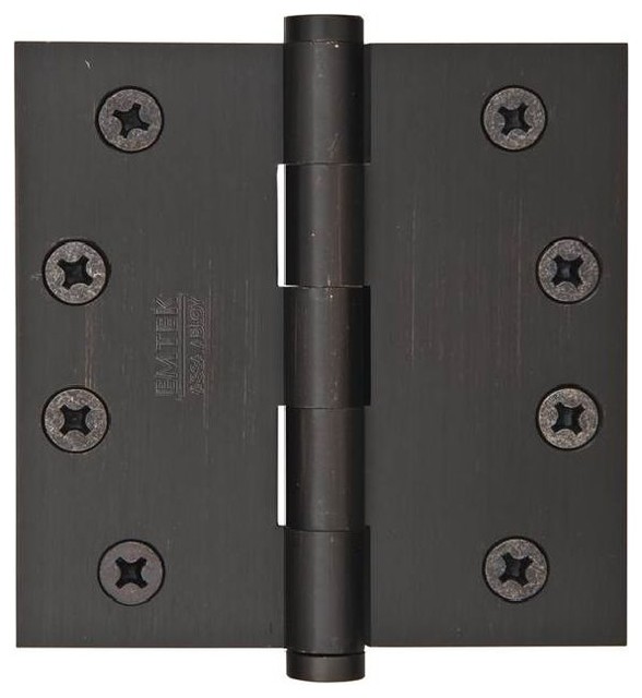 4x4 Square Solid Brass Heavy Duty Hinge, Lifetime Brass - Hinges - by ...