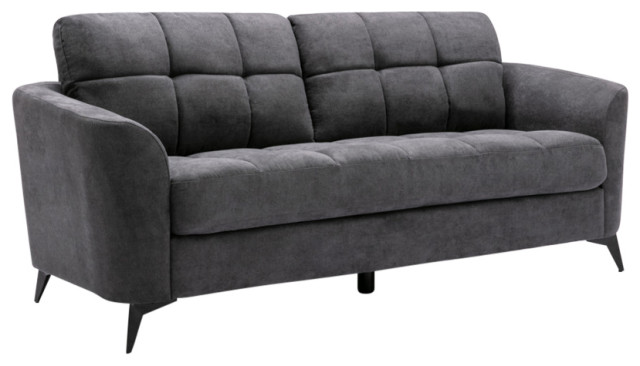 Callie Woven Fabric Sofa - Midcentury - Sofas - by Lilola Home | Houzz