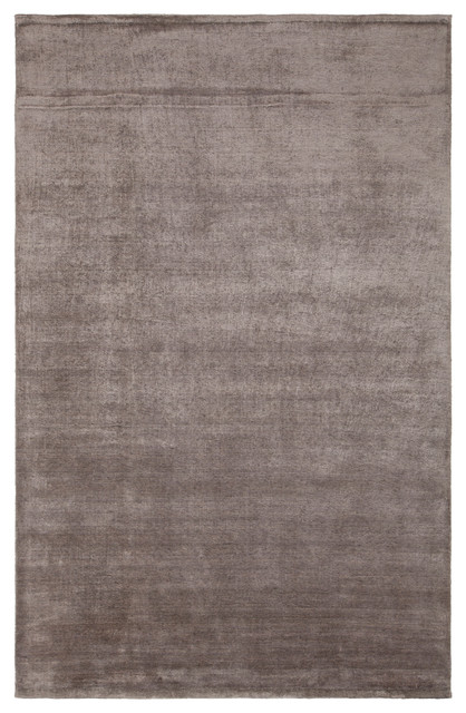 Yasmine Handwoven Contemporary Solid Viscose Rug, 5'x7'6 - Contemporary ...