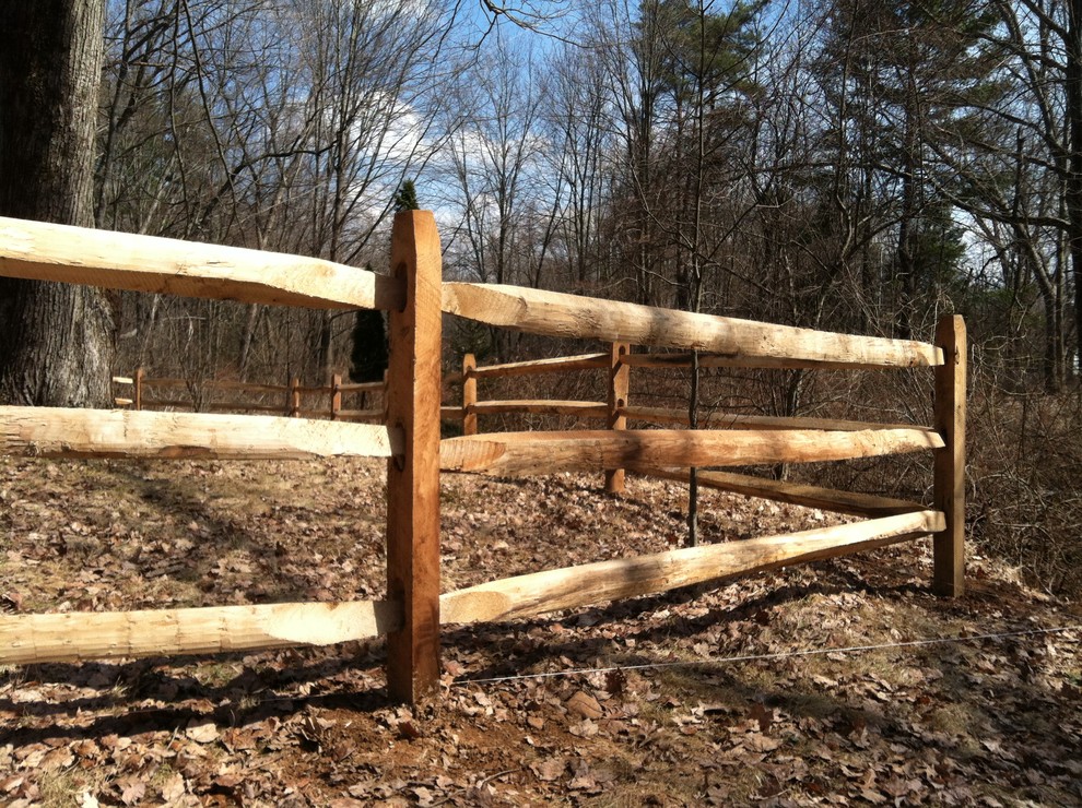Bloomfield | Rustic Split-Rail Corral - Rustic - Boston - by Hartford ...