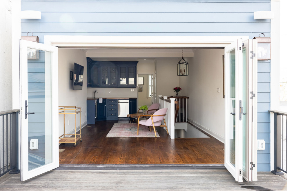 City Home Renovation + 3rd Floor Addition - Traditional - Home Bar ...