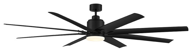 Bluffton 72"Ceiling Fan, Matte Black - Transitional - Ceiling Fans - by ...