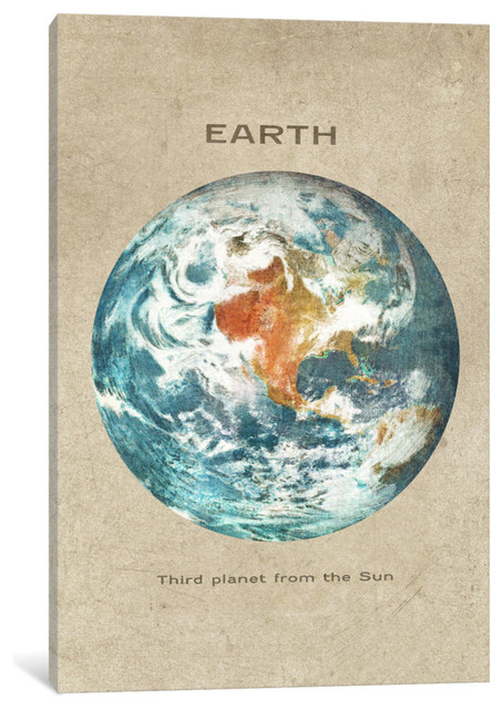 "Earth Portrait" by Terry Fan, 12x8x.75, 18x12x1.5 - Contemporary ...