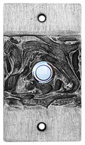 Rustic Bell Plate With Button - Contemporary - Doorbells And Chimes ...