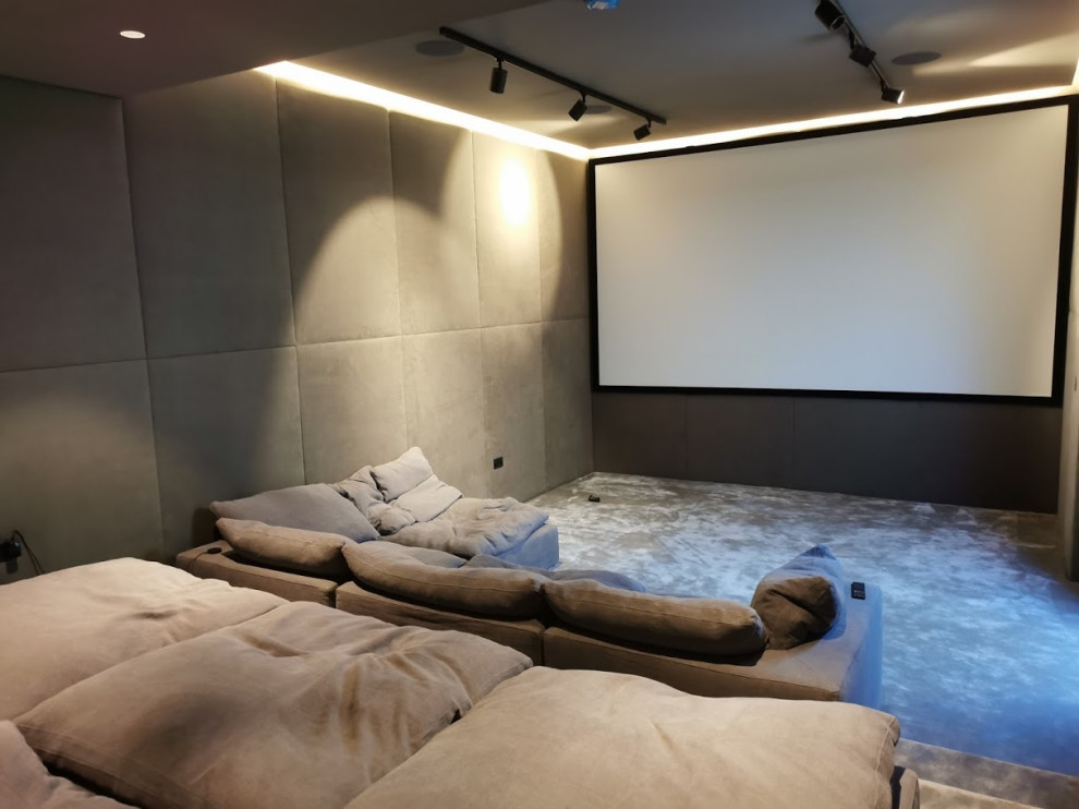 Dedicated Cinema - Contemporary - Home Cinema - London - by Smart Homes ...