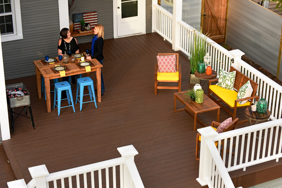TimberTech Tropical Collection Decking in Antique Palm - Transitional ...