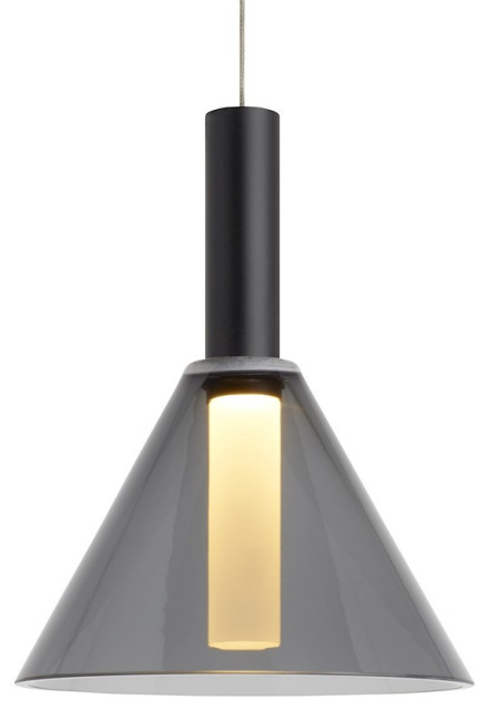Tech Lighting MO Mezz Pendant, Smoke/Black LED 700MOMEZKB-LED930 ...