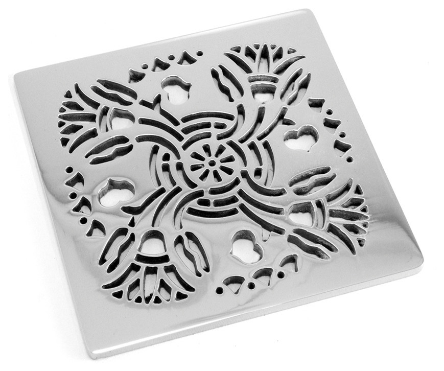 Ebbe Shower Drain Replacement, Designer Drains Elements Lotus ...