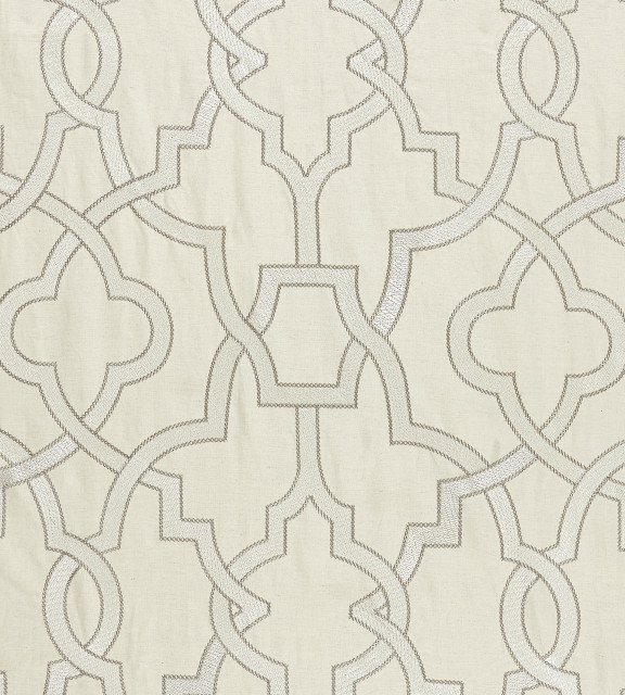 Damascus Embroidery Fabric - Contemporary - Fabric - by Scalamandre | Houzz